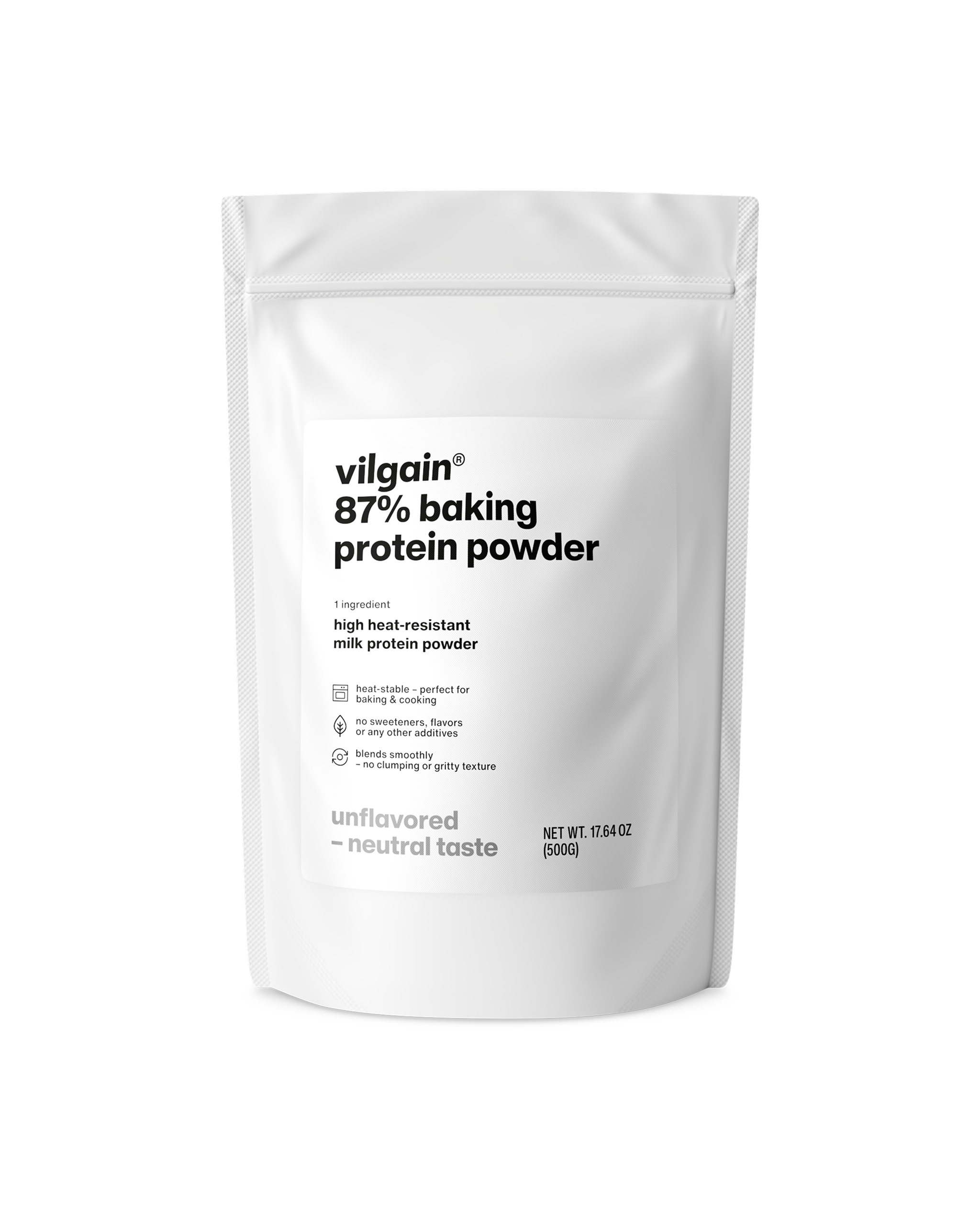Protein Powder for Baking and Cooking, Unflavored | Vilgain US